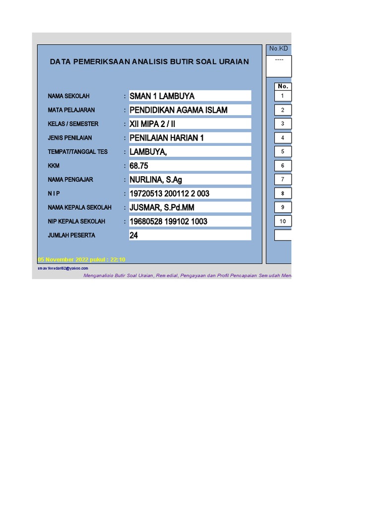 Analisis MIPA 1 | PDF