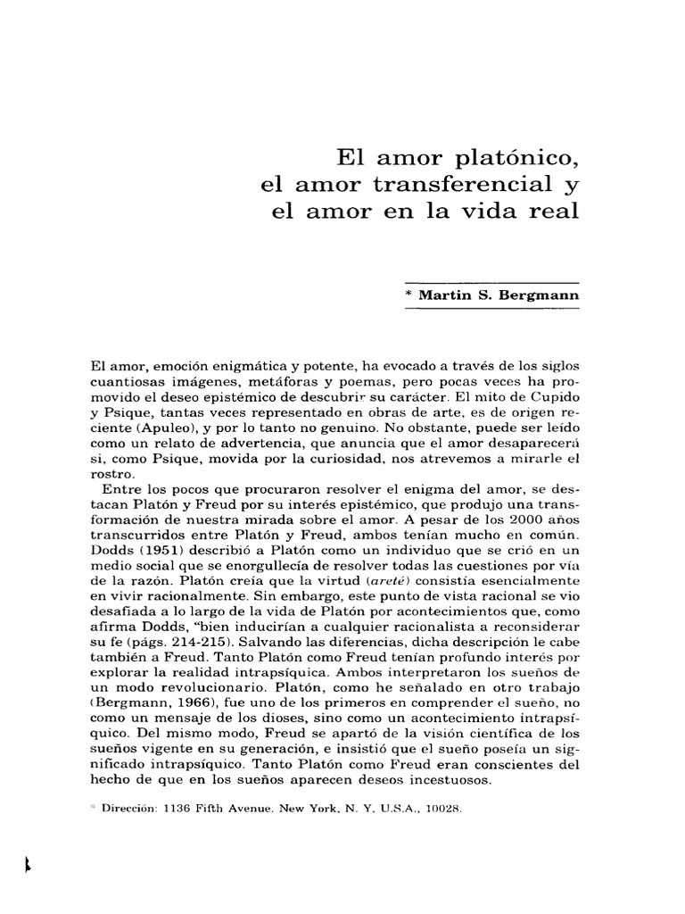 Amor Platonico | Descargar gratis PDF | Amor | Platón