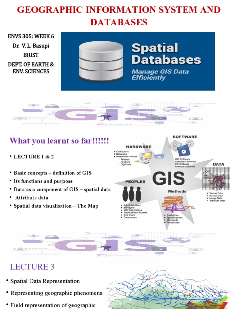 Gis Databases | PDF | Databases | Geographic Information System