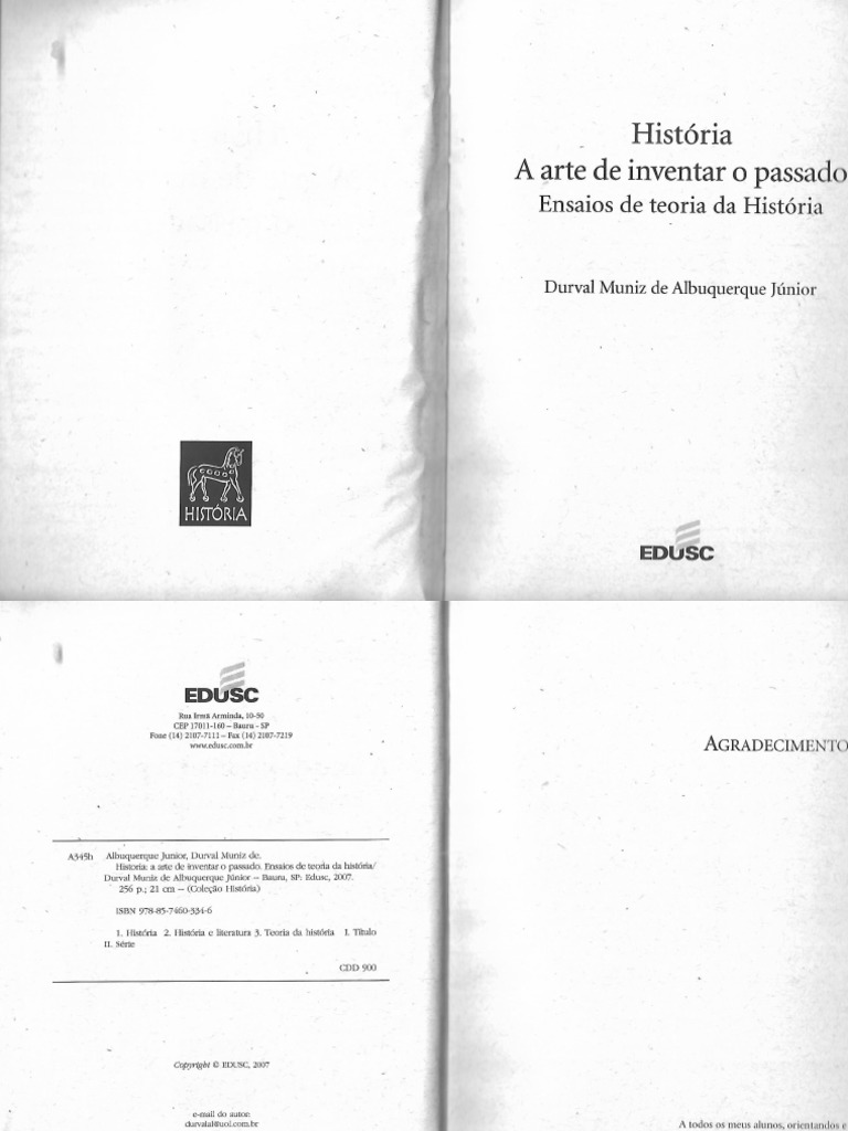 T6 - A Arte de Inventar o Passado - Cap2 - Muniz | PDF