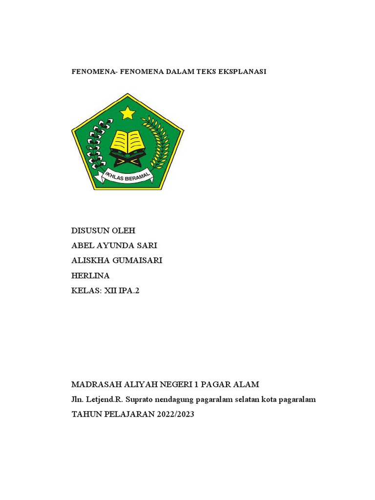 Teks Eksplanasi - 122822 | PDF | Kajian Bahasa Asing