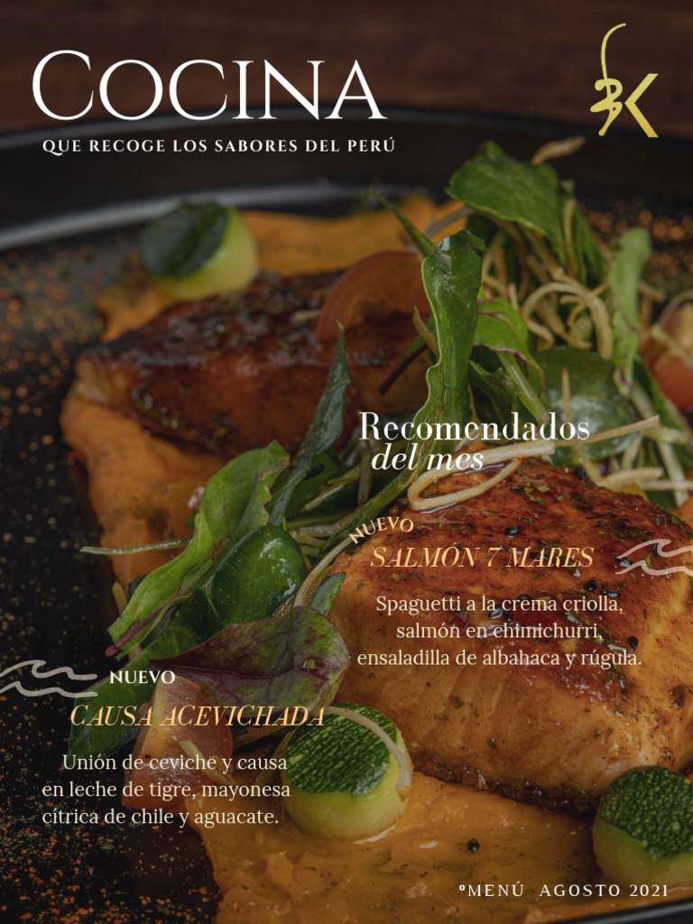 Menú Bogotá Inka_junio 22 | PDF | Mariscos | Salsa