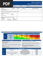 Hazard Assessment HIRAC Form Sample | PDF | Risk | Hazards