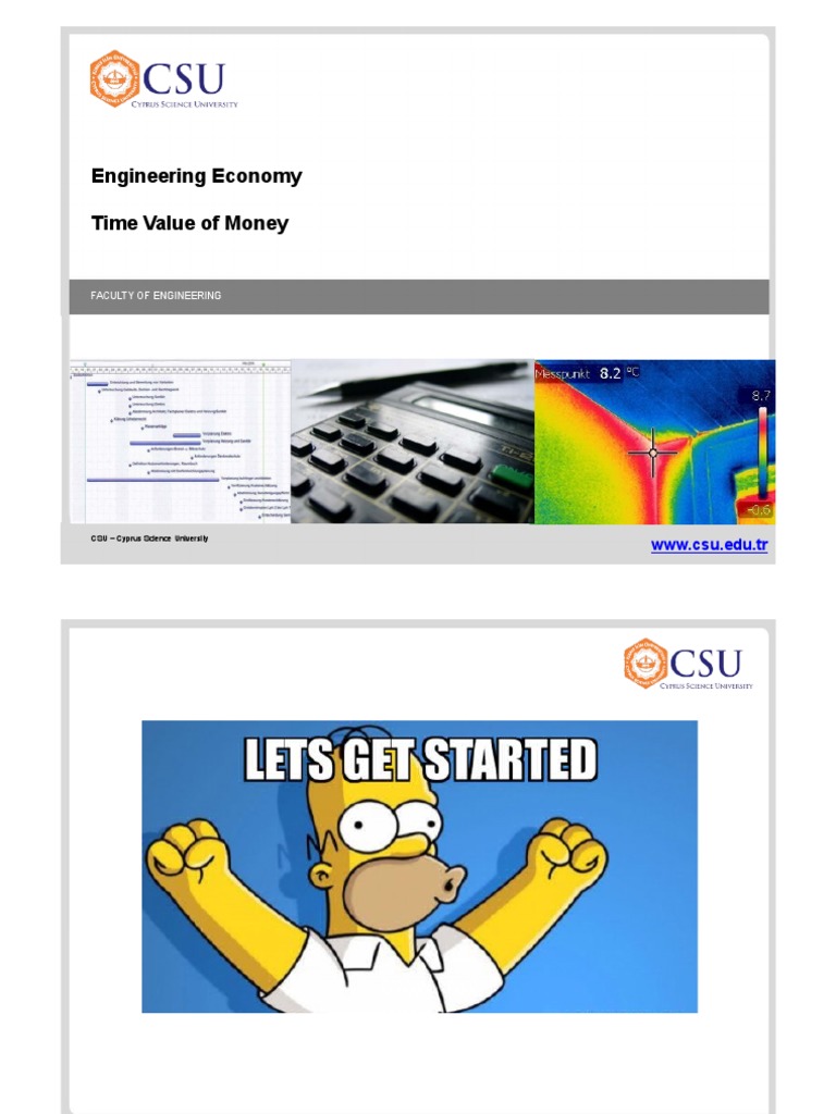 Engineering Economy: Time Value of Money | PDF | Interest | Time Value ...