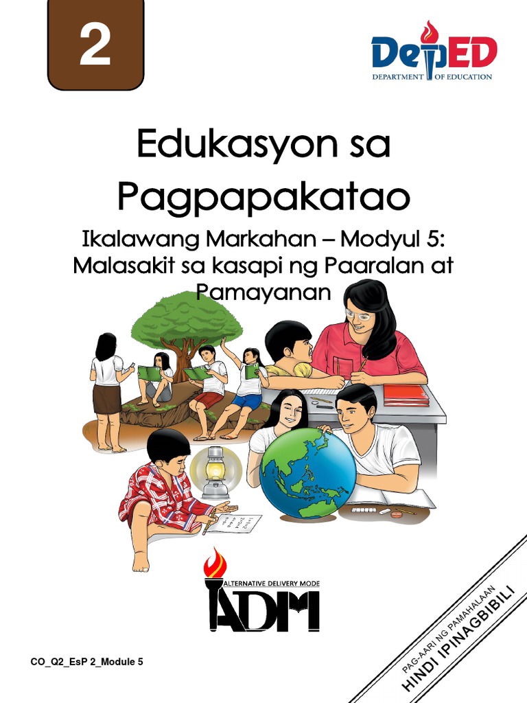 EsP2 Q2 Mod5 Malasakit Sa Kasapi NG Paaralan at Pamayanan v2 | PDF