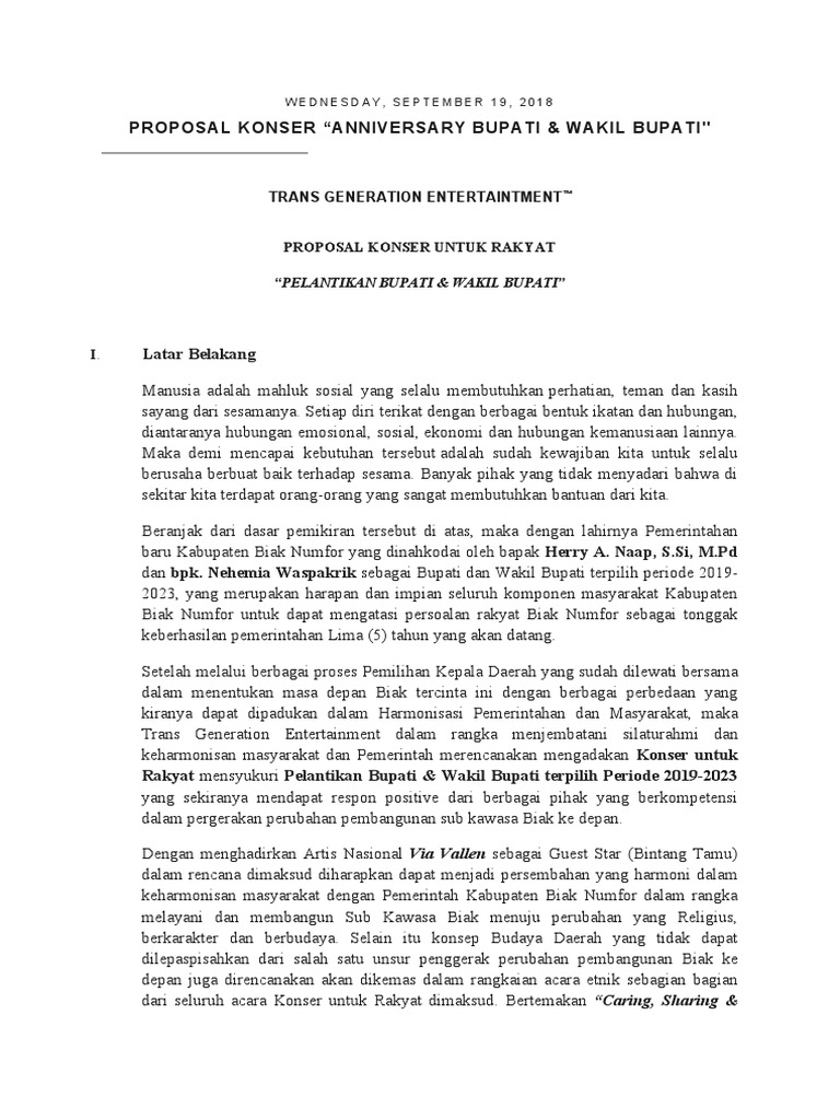 Proposal Event | PDF