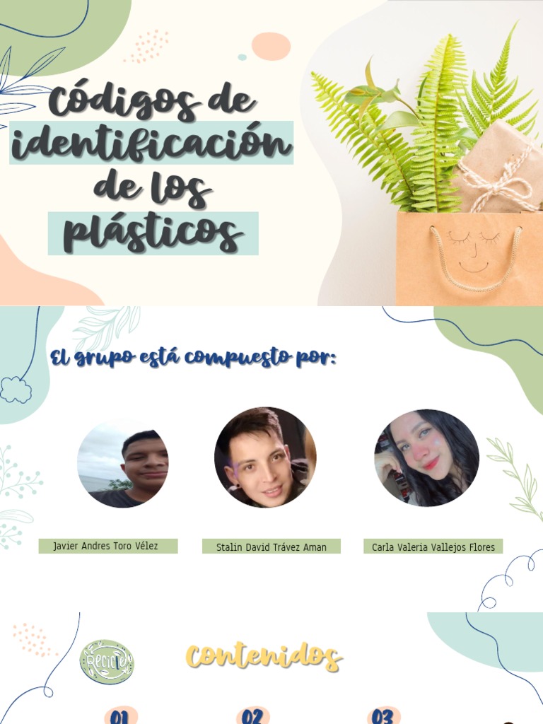 Códigos de identificación de los plásticos | PDF | El plastico | Reciclaje