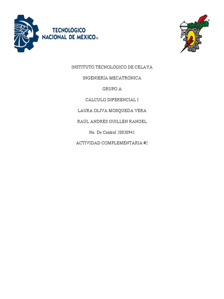 Actividad Complementaria #2 | PDF