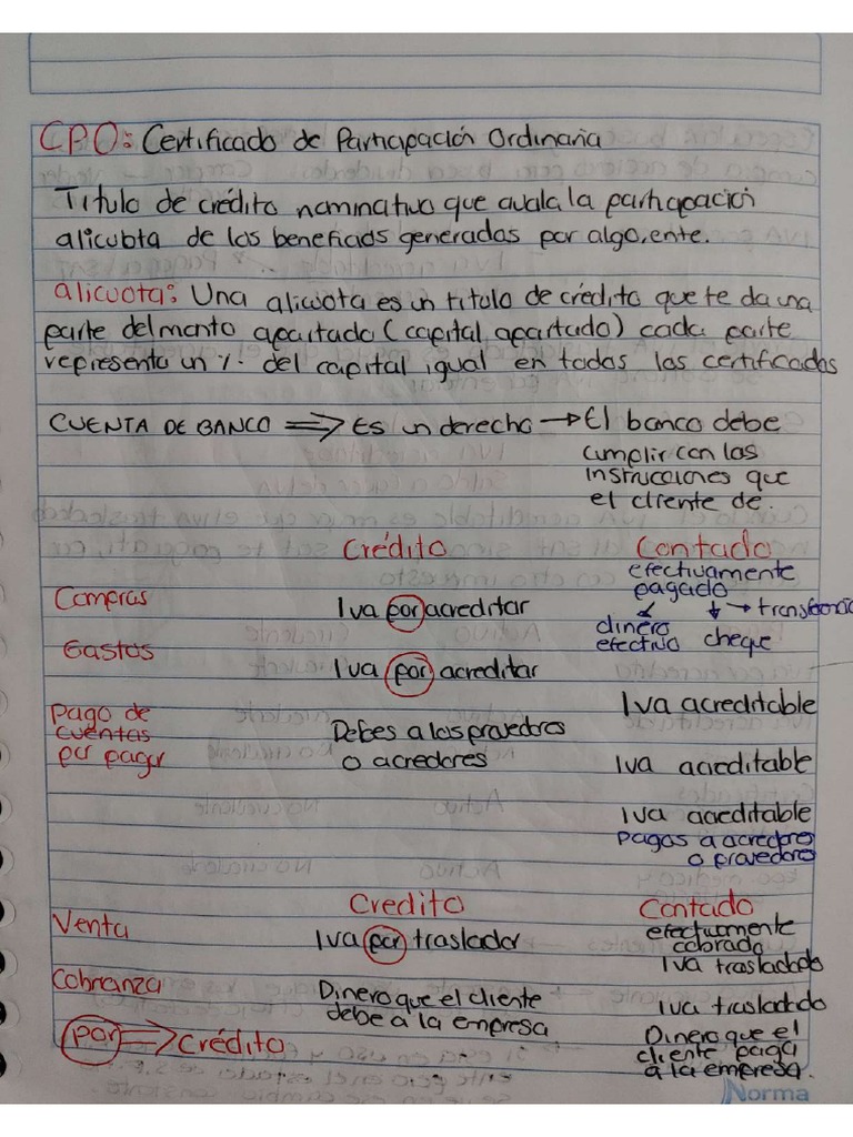 Apuntes de Contabilidad | PDF