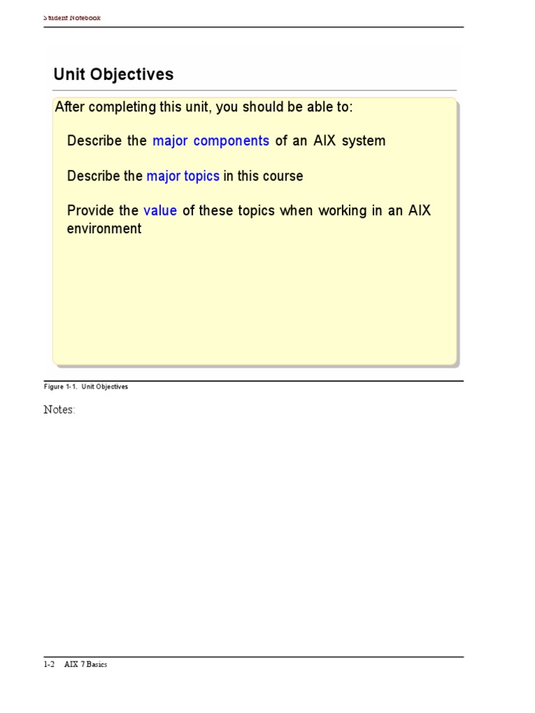 AIX System Basics for Students | PDF