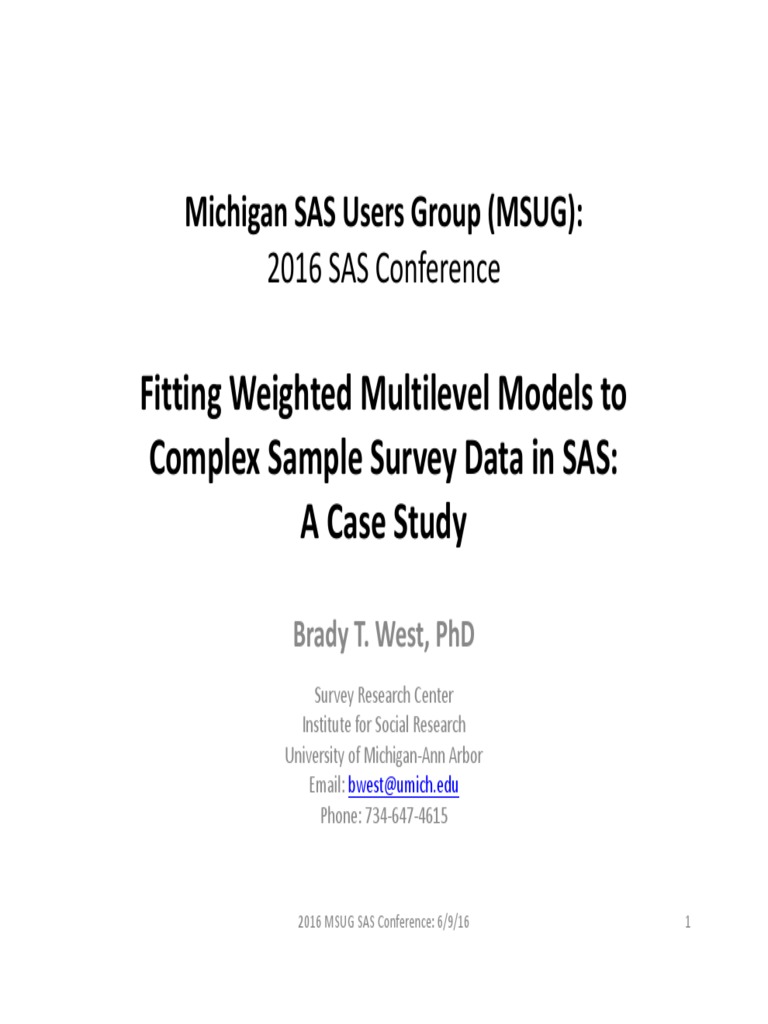 Multilevel Models Pdf Sampling Statistics Multilevel Model