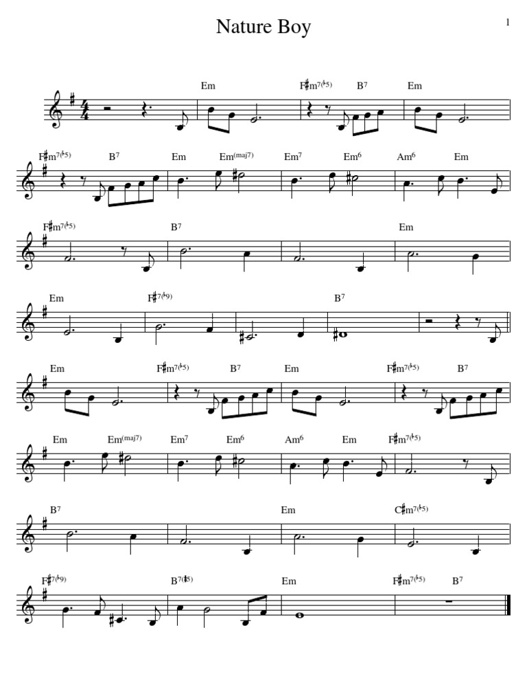 Nature Boy | PDF
