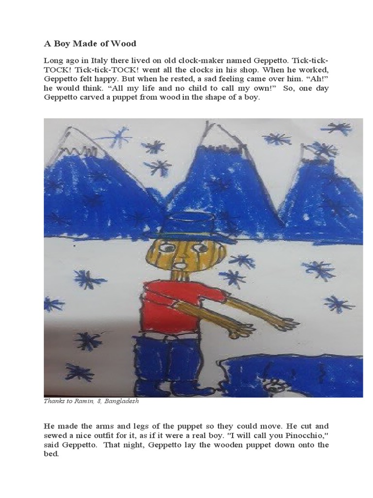 The Magical Beginning of Pinocchio: How a Wooden Puppet Came to Life ...