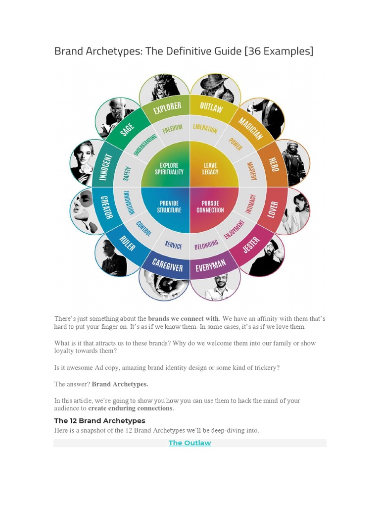 Brand Archetypes | PDF | Brand | Archetype