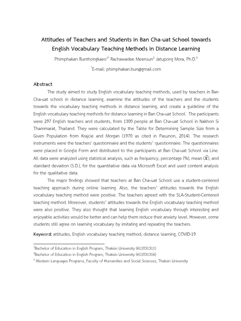 311 316 Article Pdf Teaching Method Teachers