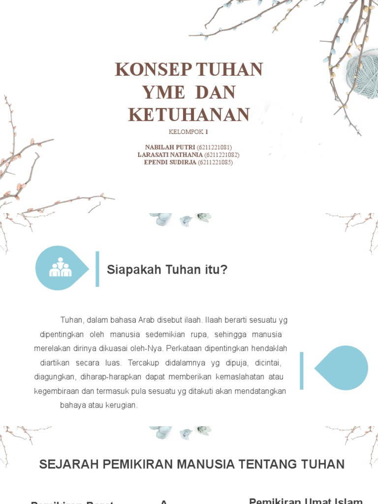 Konsep Tuhan YME & Ketuhanan | PDF