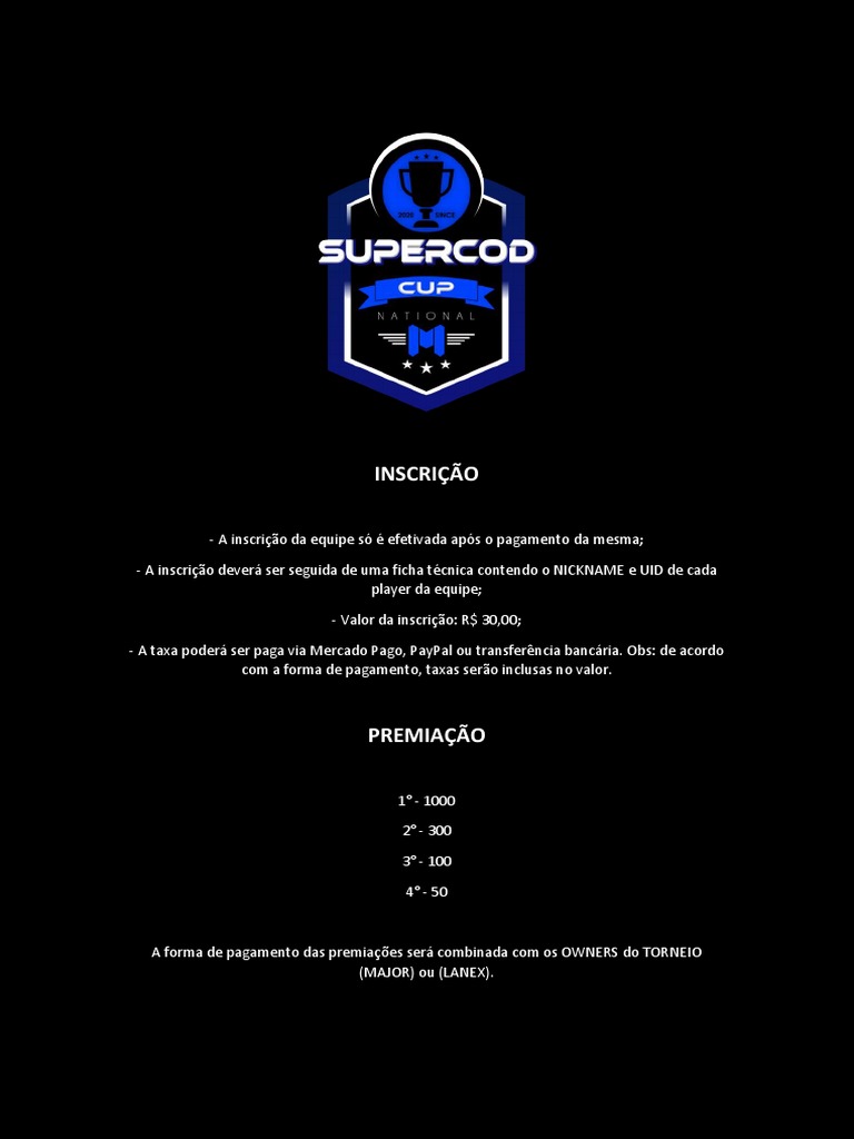 Supercod Detalhes | PDF