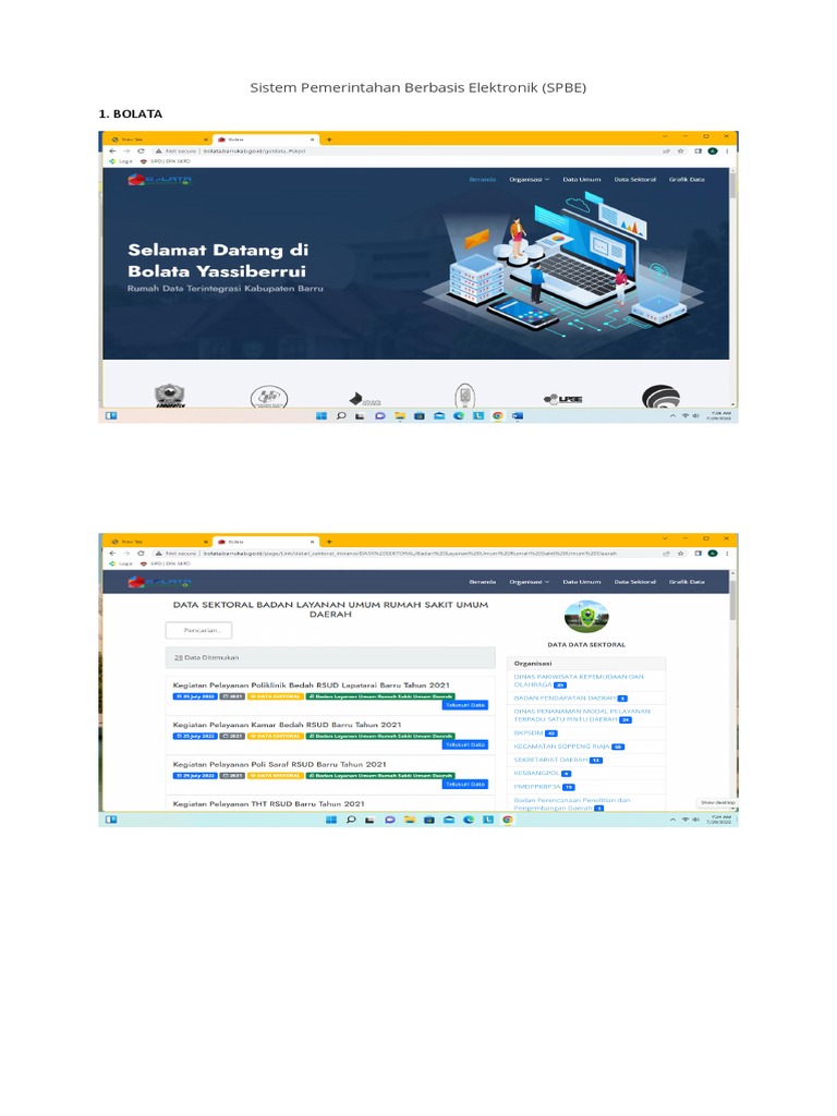 Sistem Pemerintahan Berbasis Elektronik | PDF