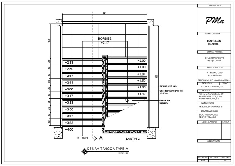 Denah Det - Tangga | PDF