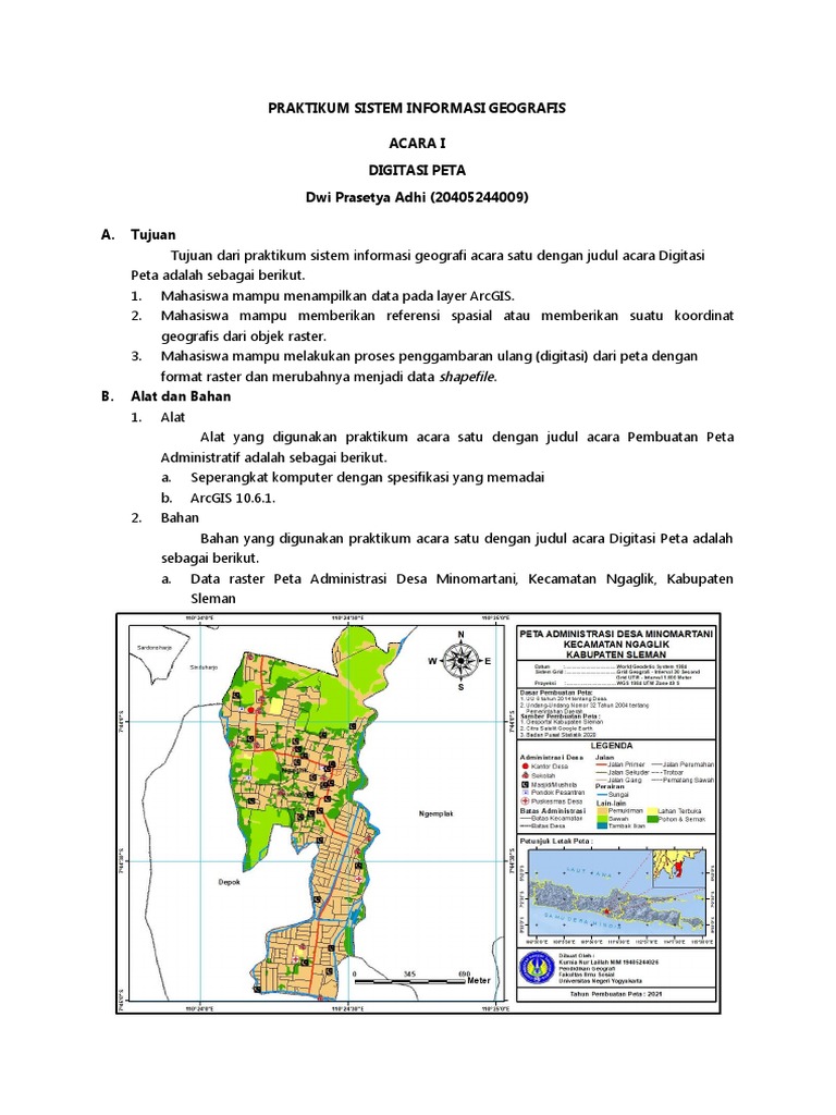 Digitasi Peta dalam Sistem Informasi Geografis | PDF | Teknologi & Rekayasa