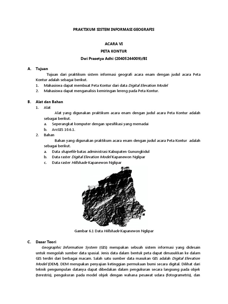 Peta Kontur | PDF | Metode & Bahan Ajar | Komputer