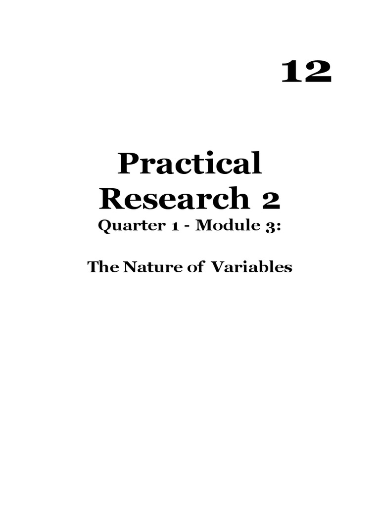 PR 2 Module 3 | PDF | Dependent And Independent Variables | Categorical Variable