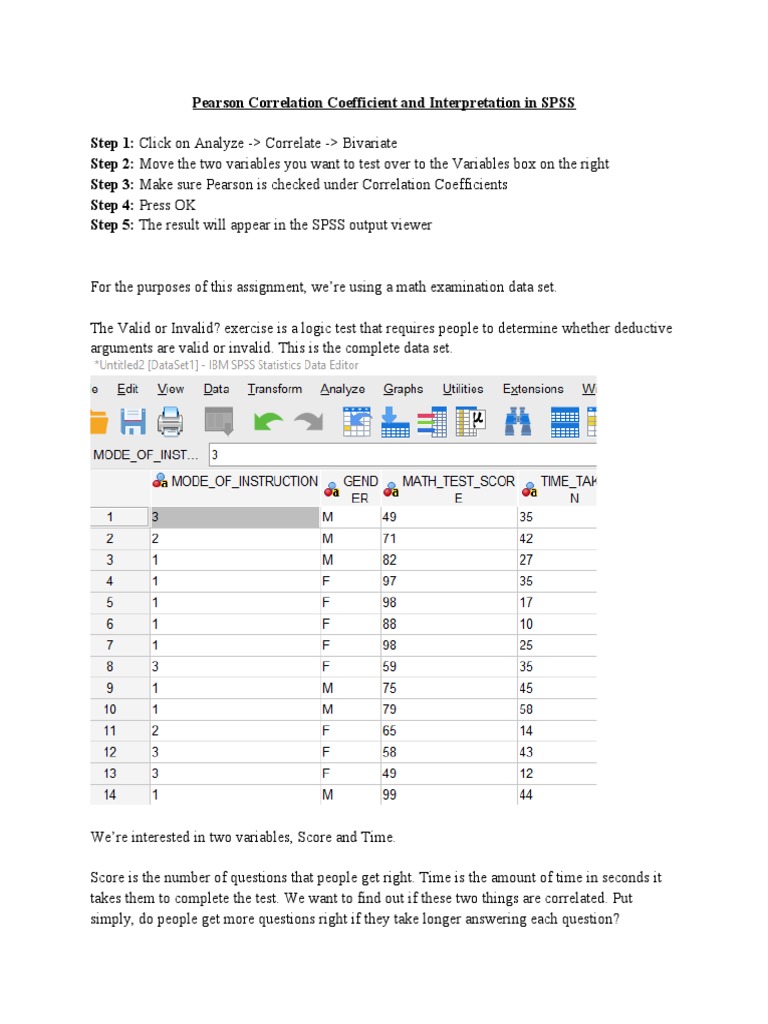 Pearson Correlation Coefficient and Interpretation in SPSS | Download ...
