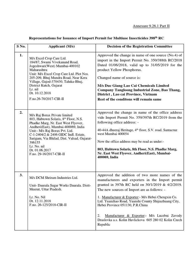 Addendum | PDF | Pest Control | Chemistry