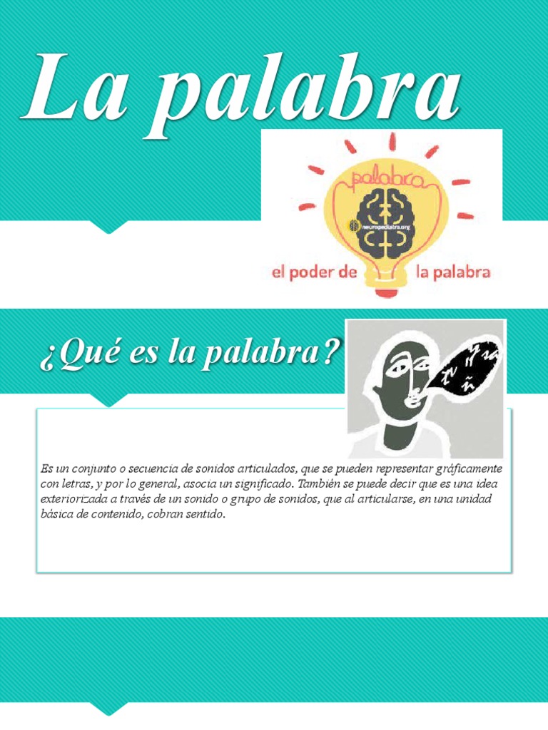 La Palabra Español | PDF | Palabra | Idiomas