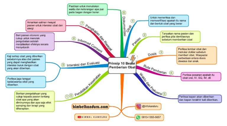 Prinsip 10 Benar Pemberian Obat | PDF