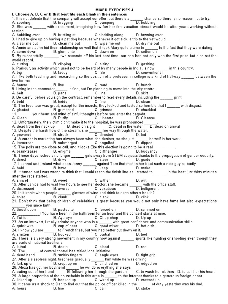 Practice 4 - No Key | PDF | Color | Nobel Prize