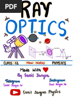 Class-12-Physics-Ray Optics Handwritten Notes | PDF | Physics ...