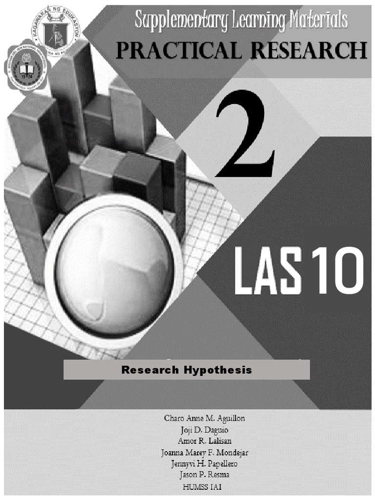 Las10 PR2 | PDF | Hypothesis | Statistics