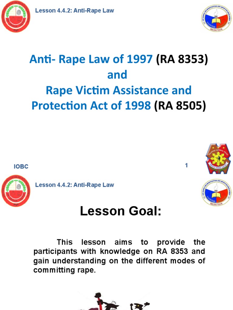 4.4.2 RA 8353 (Rape) | PDF | Rape | Prosecutor