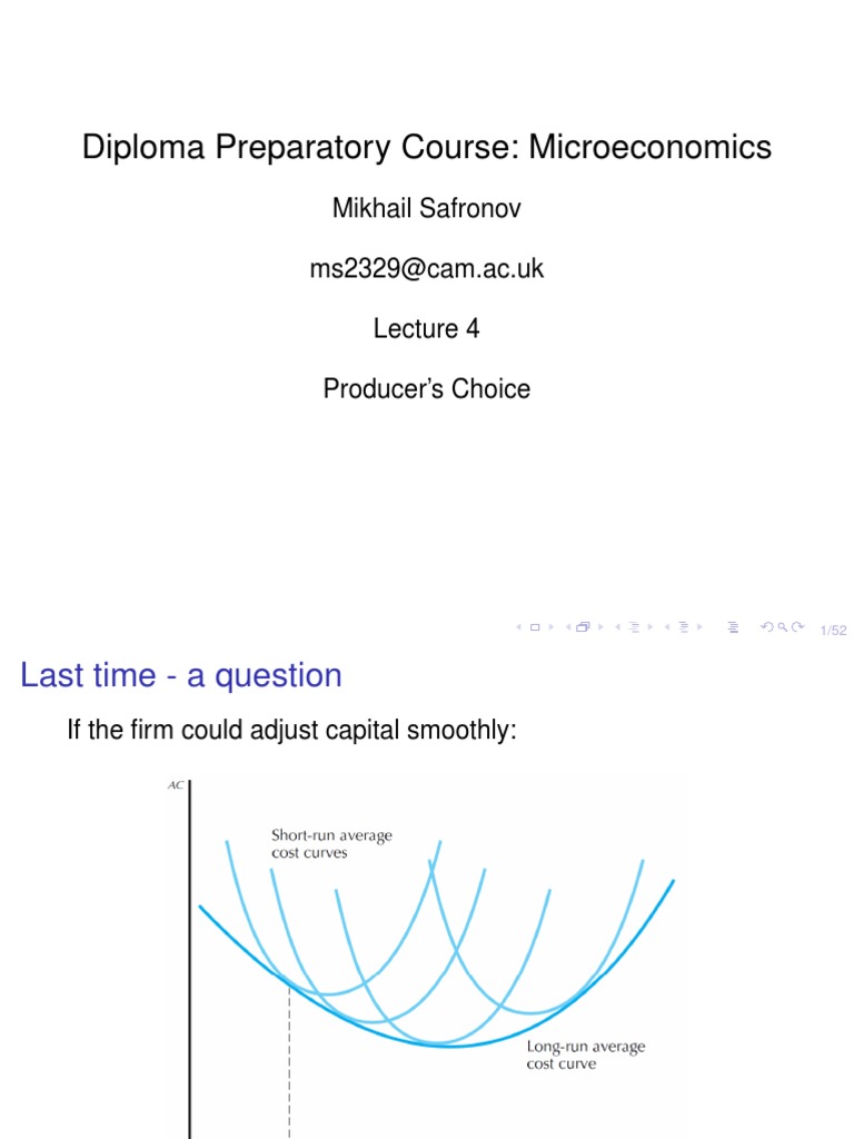 L4 Notes Micro 2022 23 Final | PDF | Monopoly | Long Run And Short Run
