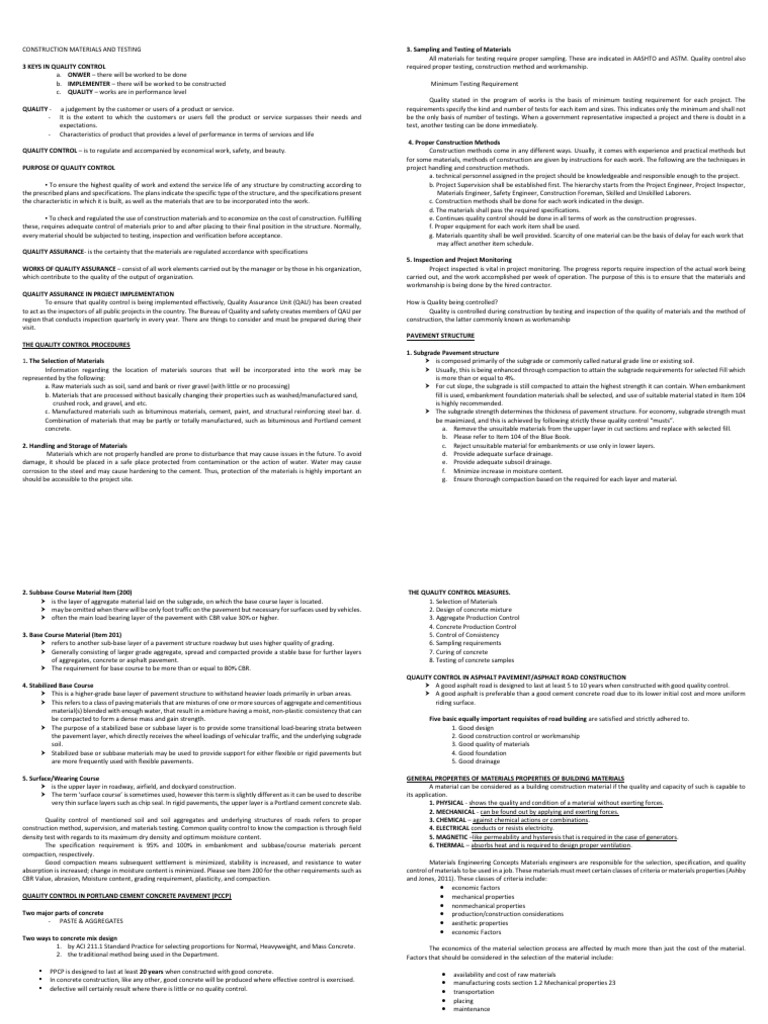 CMT Merged-2 1 | PDF | Deformation (Engineering) | Concrete
