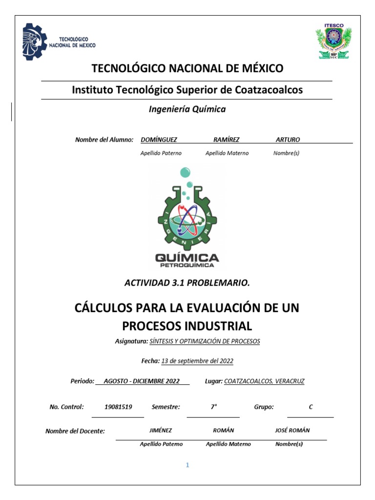 Evaluación Económica de Procesos Industriales | PDF | Cloro | Ingeniería Química