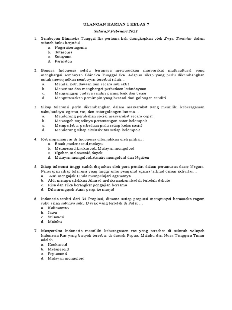 Uh Kelas 7 | PDF | Perjalanan | Agama & Spiritualitas