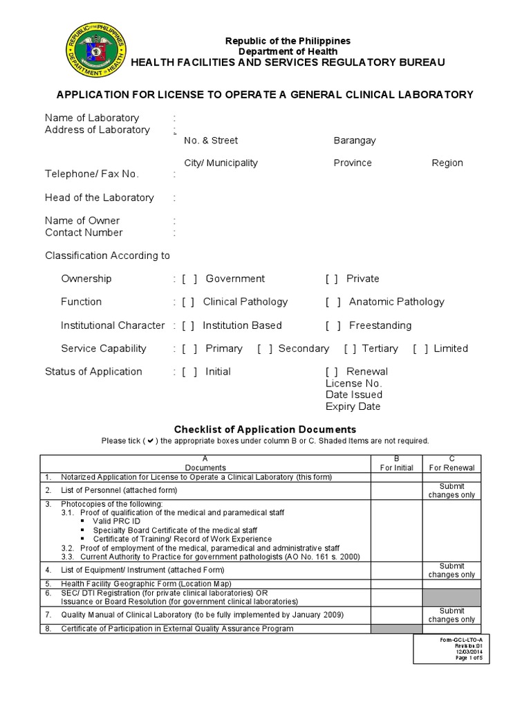 Clinical Lab Form | PDF | Pathology | Medical Laboratory