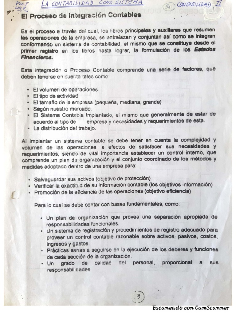 Separata 2 - LA CONTABILIDAD COMO SISTEMA - UNIDAD 1 | PDF