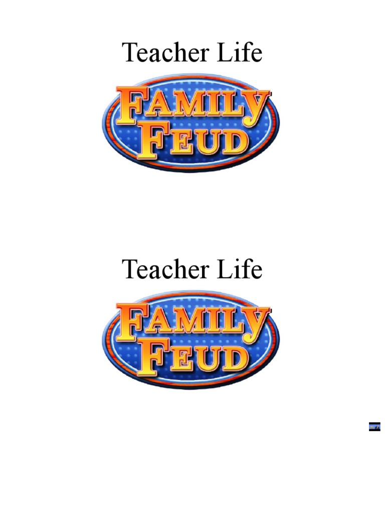 Classroom Feud: Teacher Insights | PDF | Drink | Food And Drink