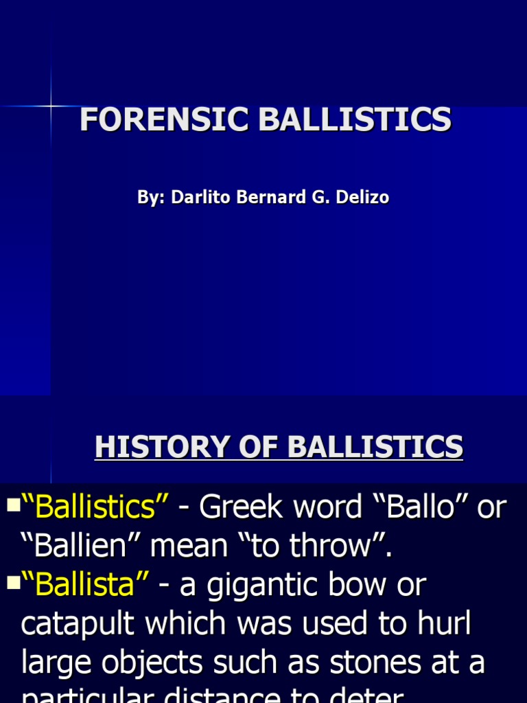 Forensic Ballistics | PDF | Cartridge (Firearms) | Shotgun