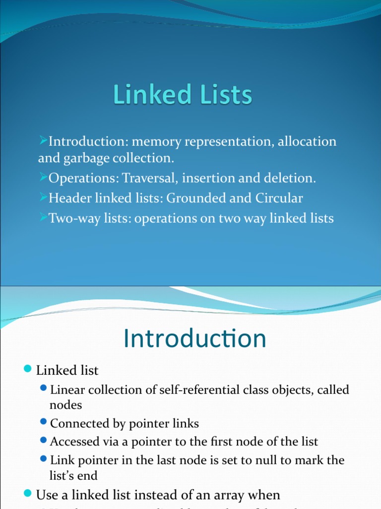 Ds 4 Linked Lists | Download Free PDF | Pointer (Computer Programming) | Computer Science
