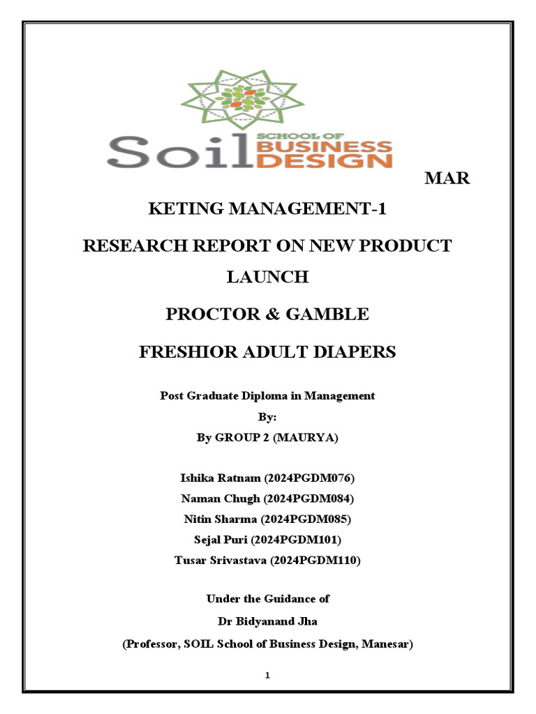 Marketing Group Project - Group 2 | PDF | Business | Market (Economics)