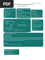 CP, TP, Atp Bahasa Indonesia Kelas X | PDF