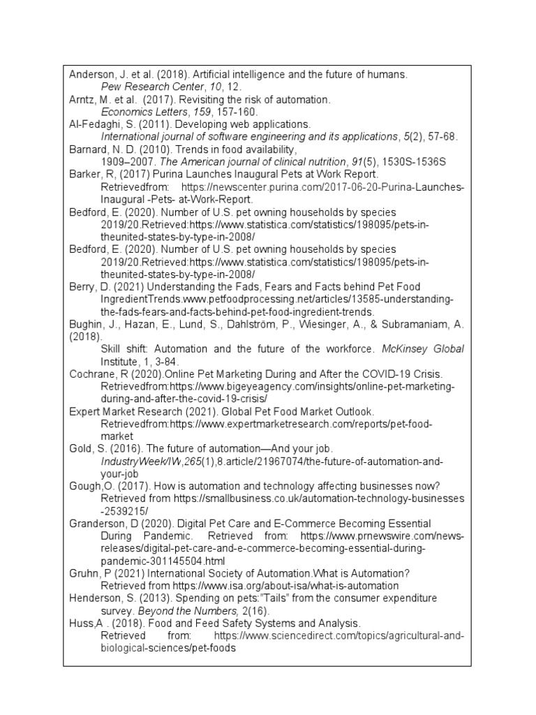 References | PDF | E Commerce | Automation