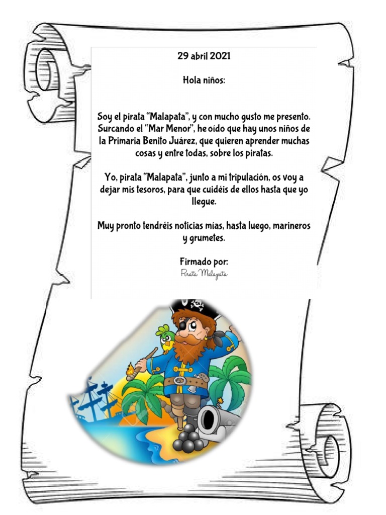 Carta Pirata Malapata | PDF