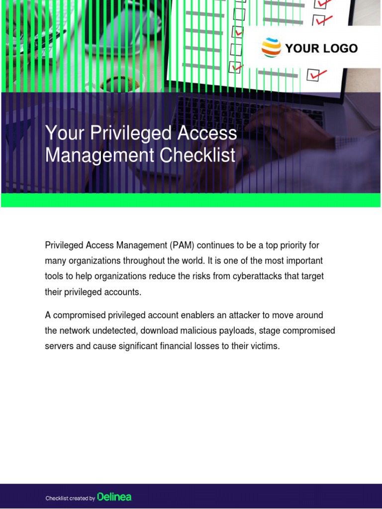 Delinea Privileged Access Management Pam Checklist | PDF | Information Security | Security