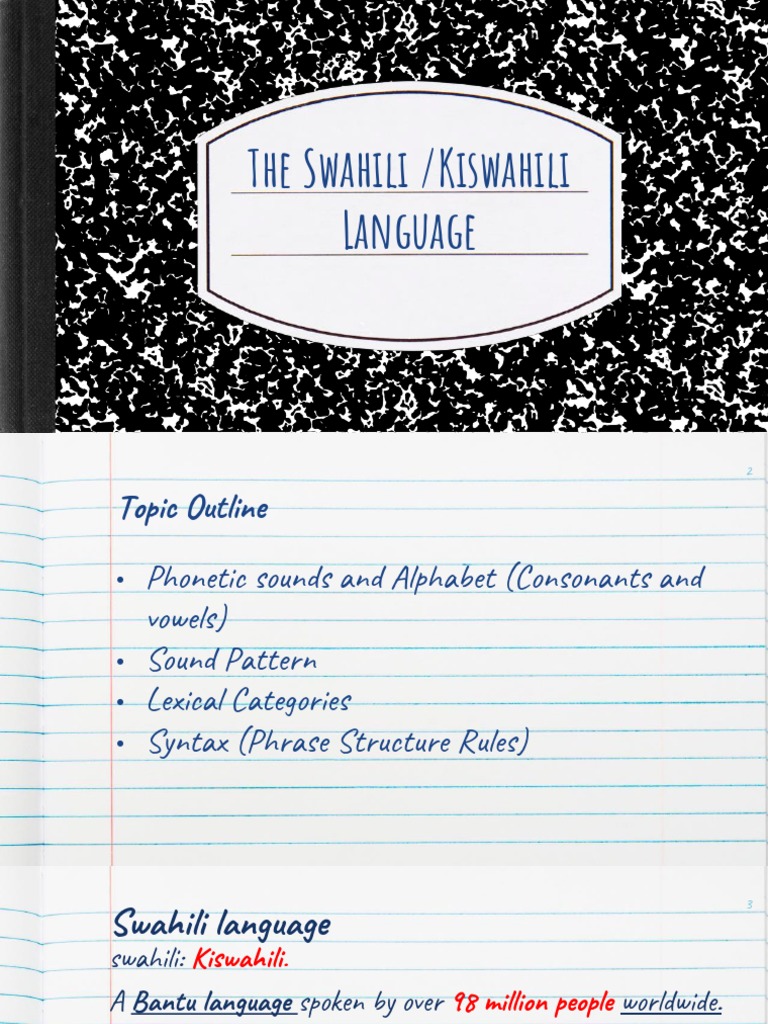Swahili Language | PDF | Swahili Language | Noun