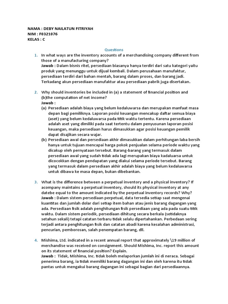 TUGAS Inventory | PDF